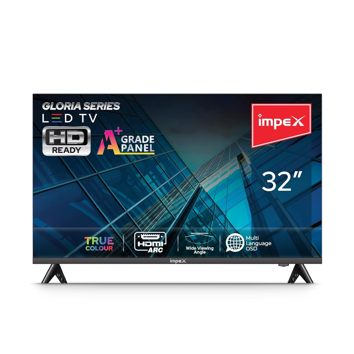 Impex 80 cm (32 Inches) HD Ready LED TV GLORIA 32 (Black) (2019 Model ...