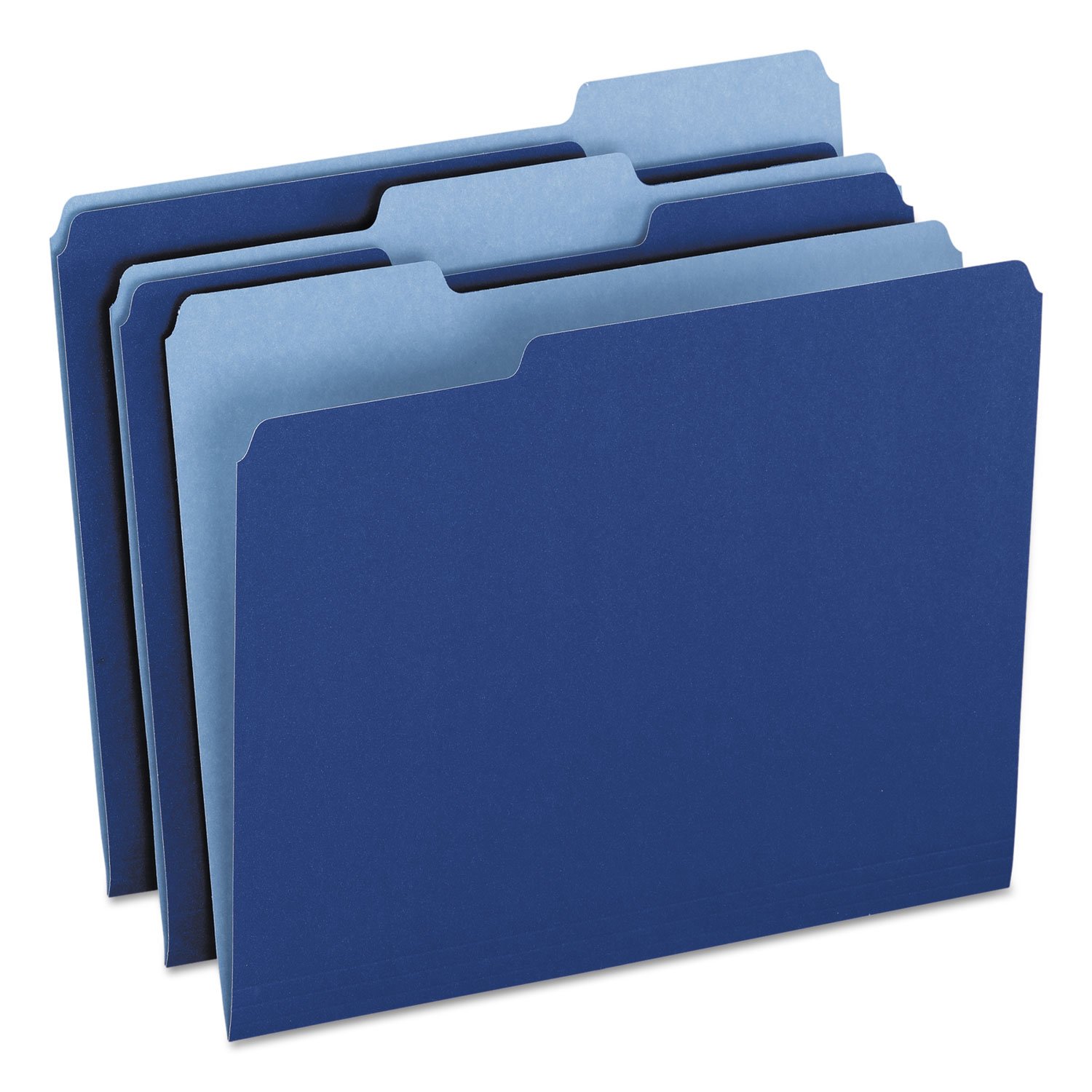 Amazon.com : Pendaflex Two-Tone Color File Folders, Letter Size, 1/3 ...