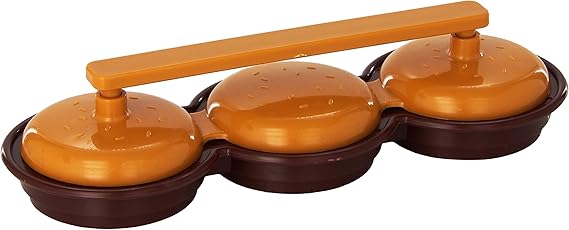Amazon.com : Charcoal Companion Mini Burger "Slider" Triple Patty Press ...