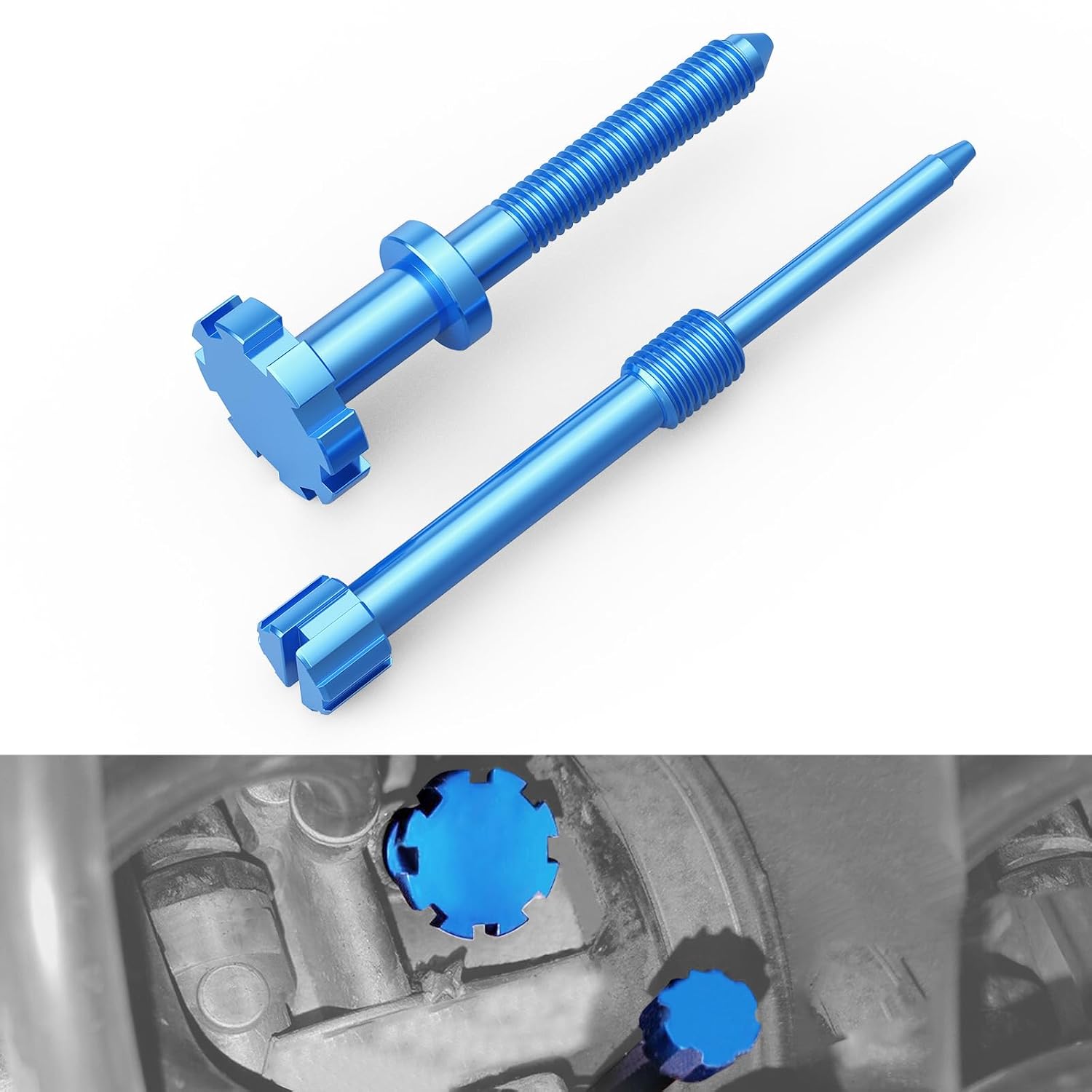 Amazon.com: NICECNC Blue Carburetor Adjustment Screw Kit aire Fuel ...
