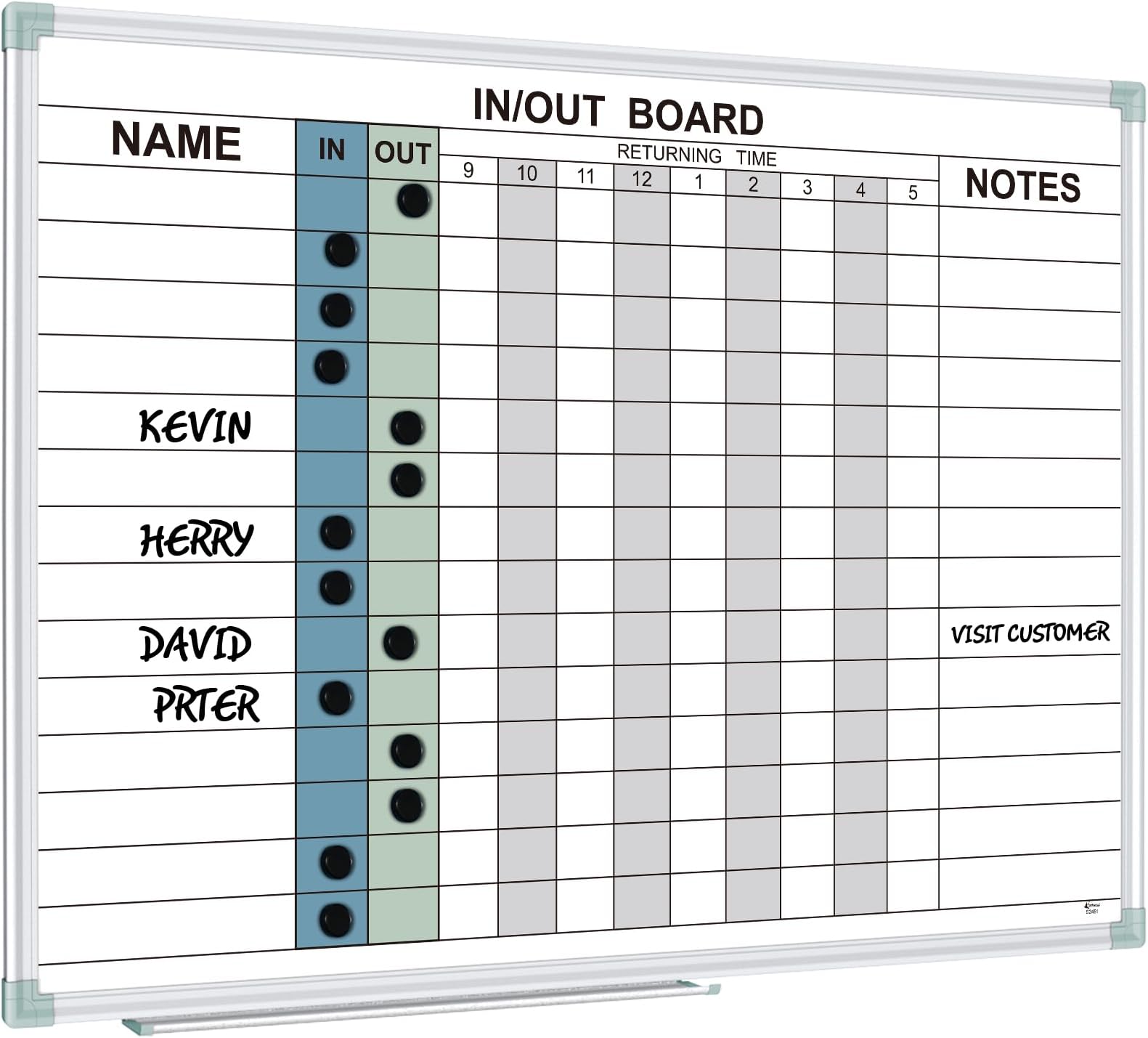 Amazon.com: Quartet Matrix In/Out Board, 34 x 23 Inches, Magnetic ...
