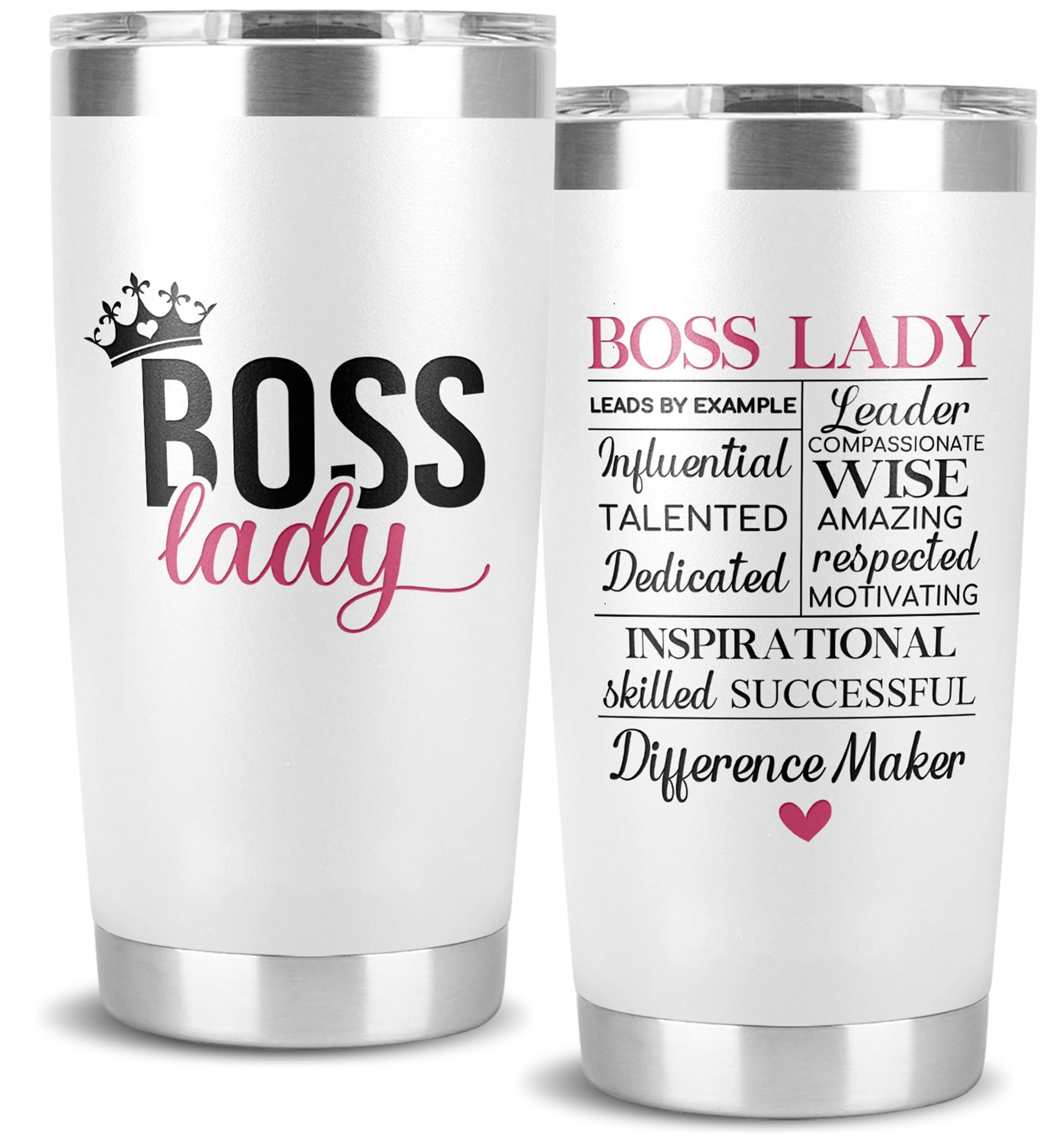 Amazon.com: Boss Lady Gifts for Women Boss Day Gifts for Women Tumbler ...