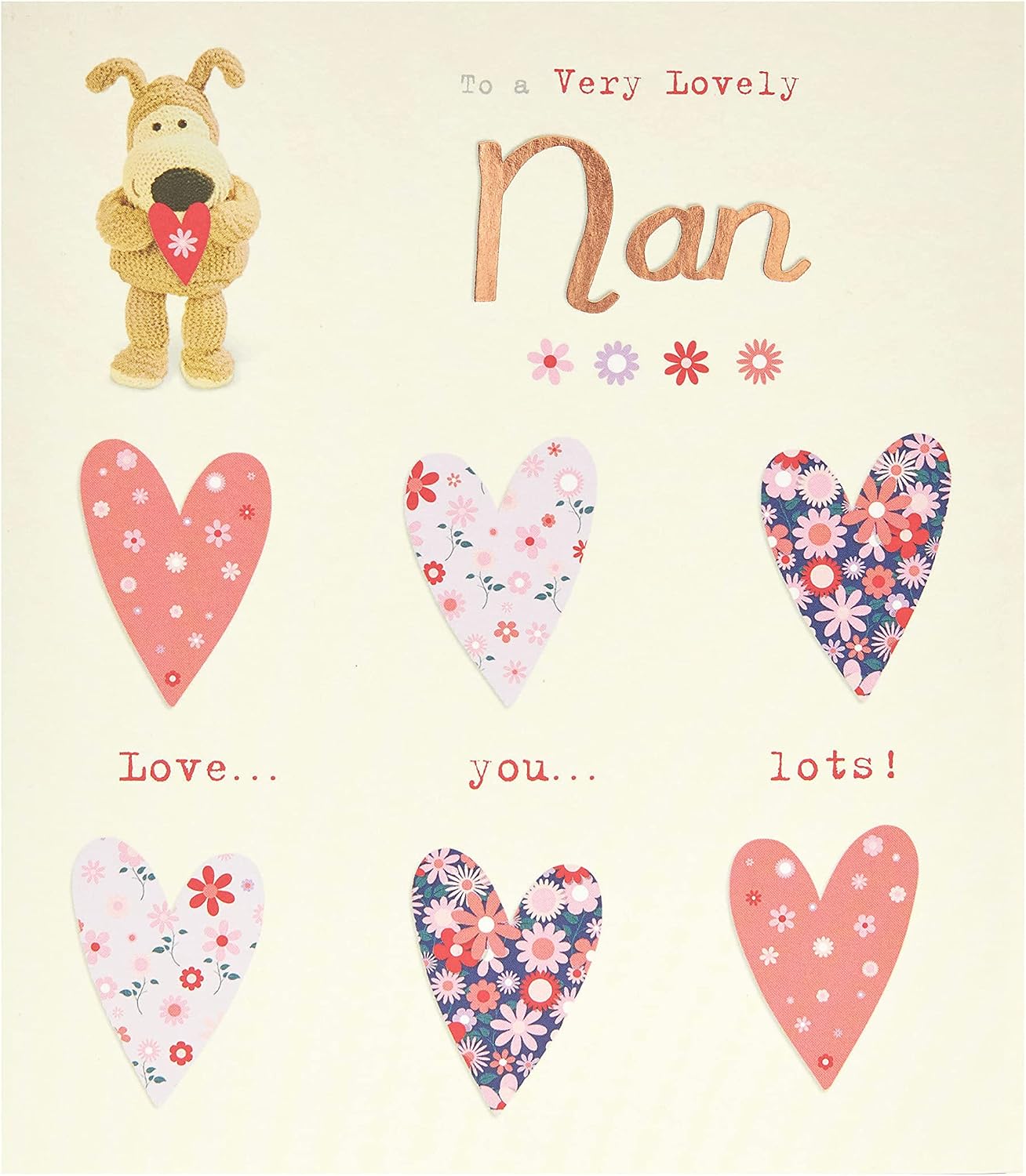 Boofle Birthday Card For Nan With Envelope - Cute Design Holding A ...