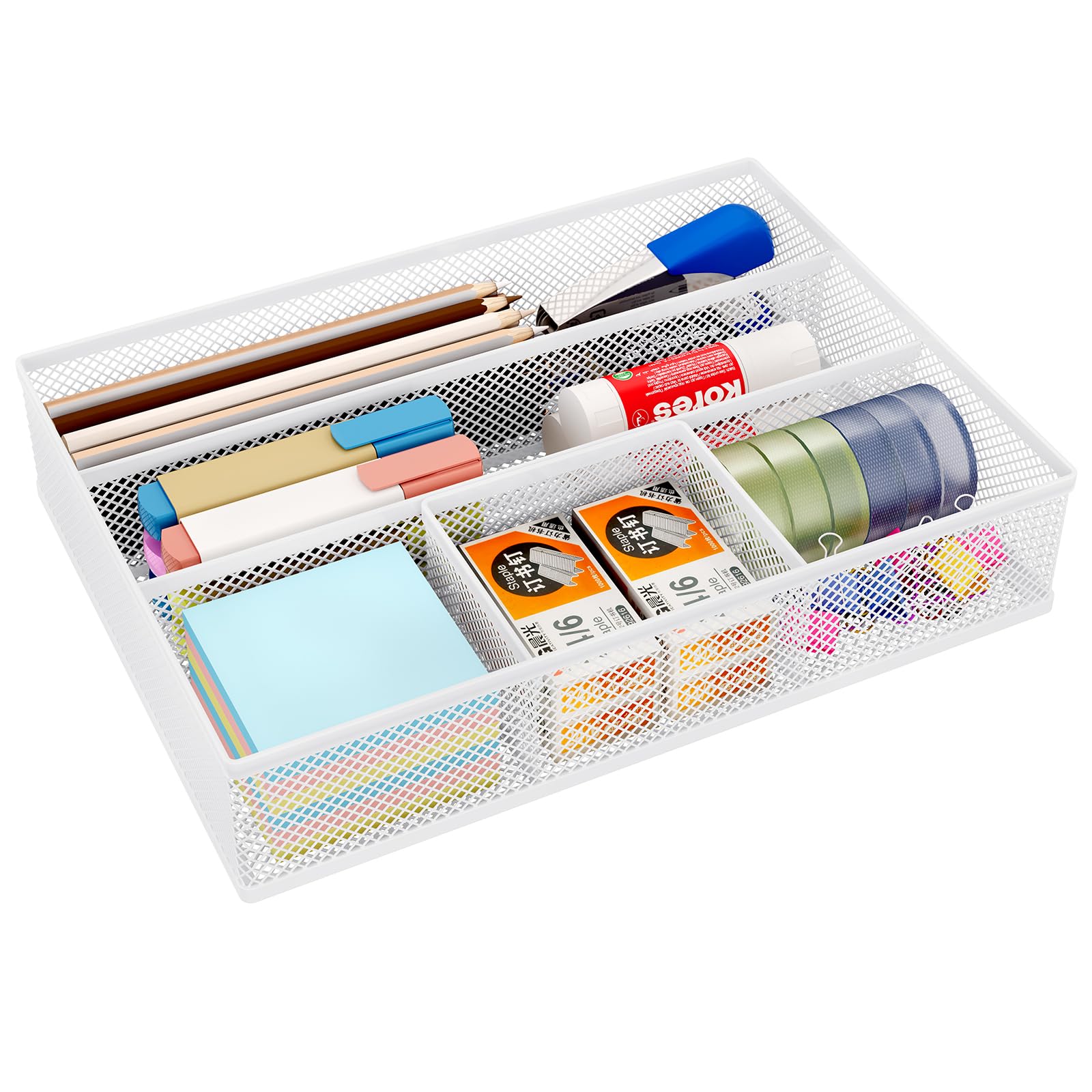 EasyPAG Mesh Drawer Organiser Tray Desk Draw Tidy Office Stationery ...