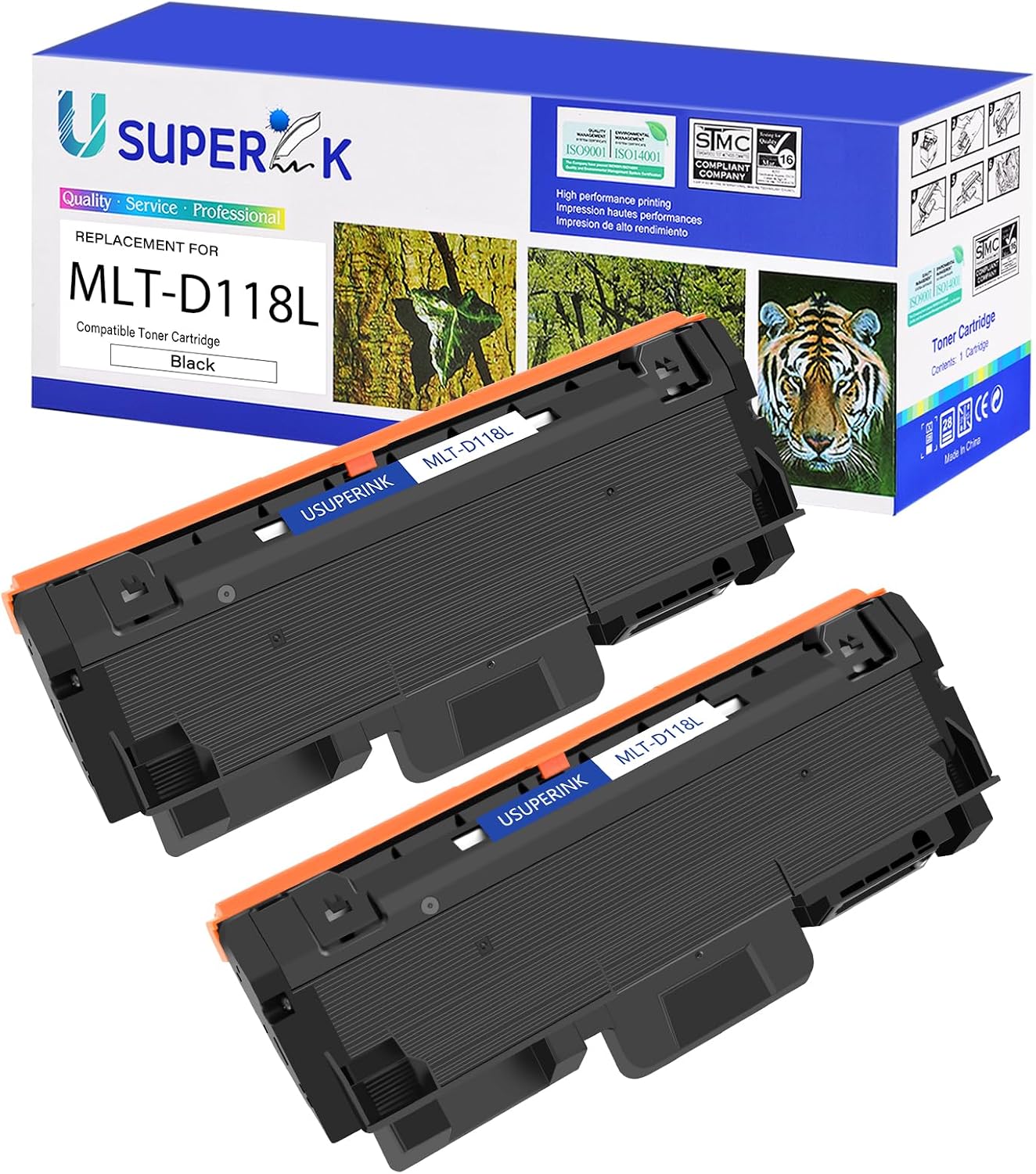 SuperInk 2 Pack Replacement Compatible MLT-D118L D118L 118L Toner ...
