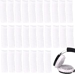 Amazon.com: 100 Pieces Stretchable Disposable Headset Covers Non Woven ...