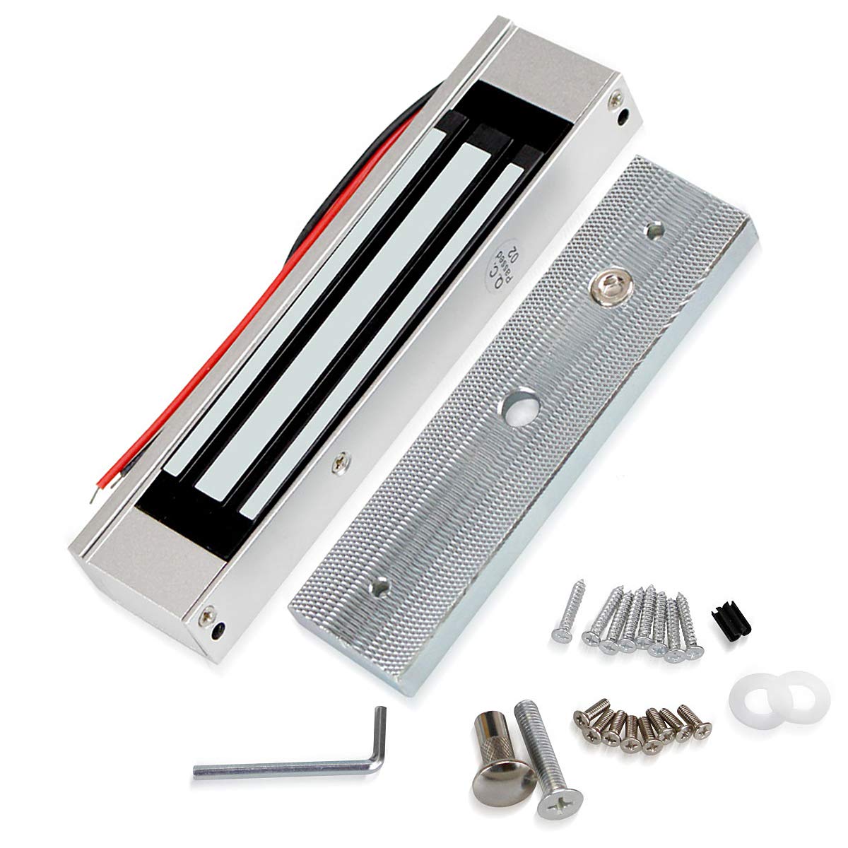 CIFY 180KG 350lbs Electric Magnetic Door Lock, DC12V Fail Safe NC Type ...