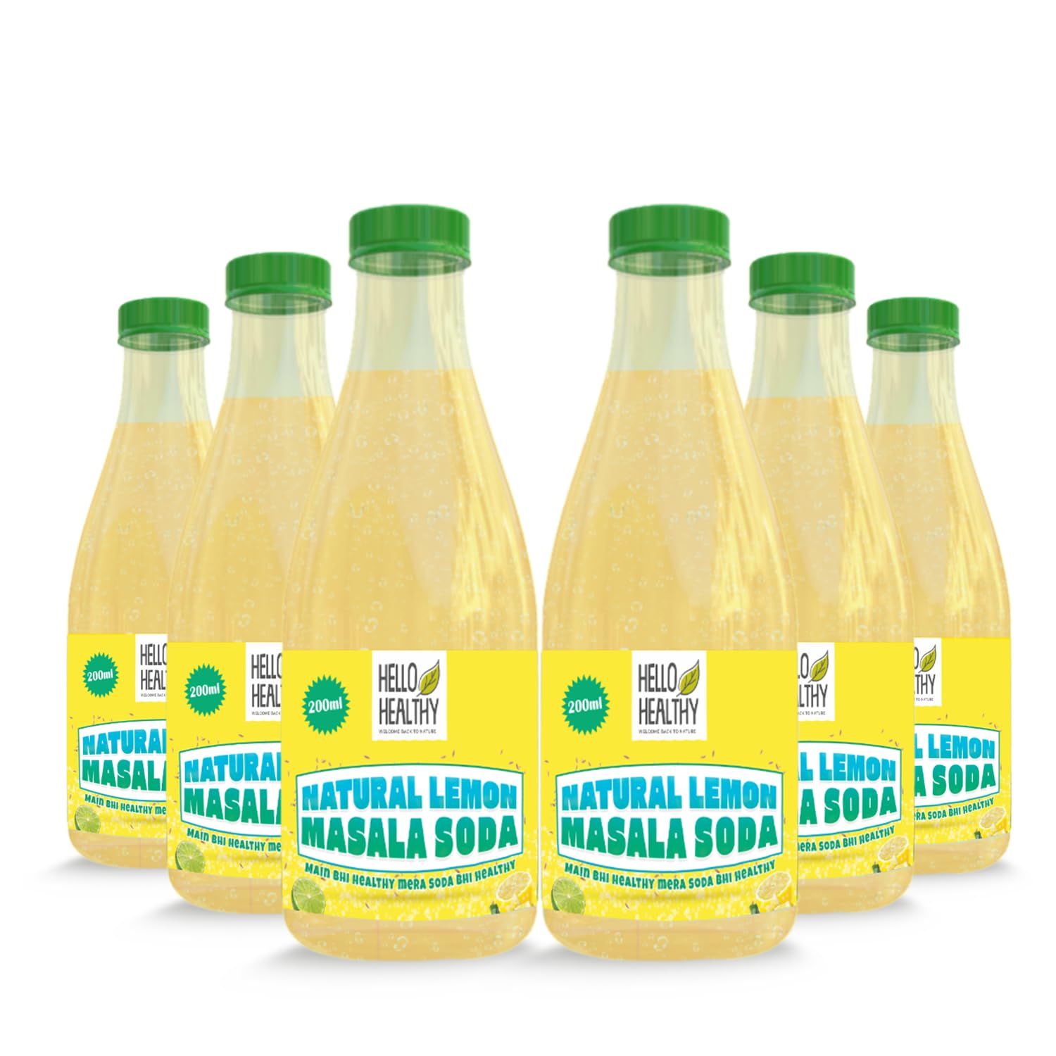 Hello Healthy | Natural Lemon Masala Soda Drink | Refreshing Soft Drink ...