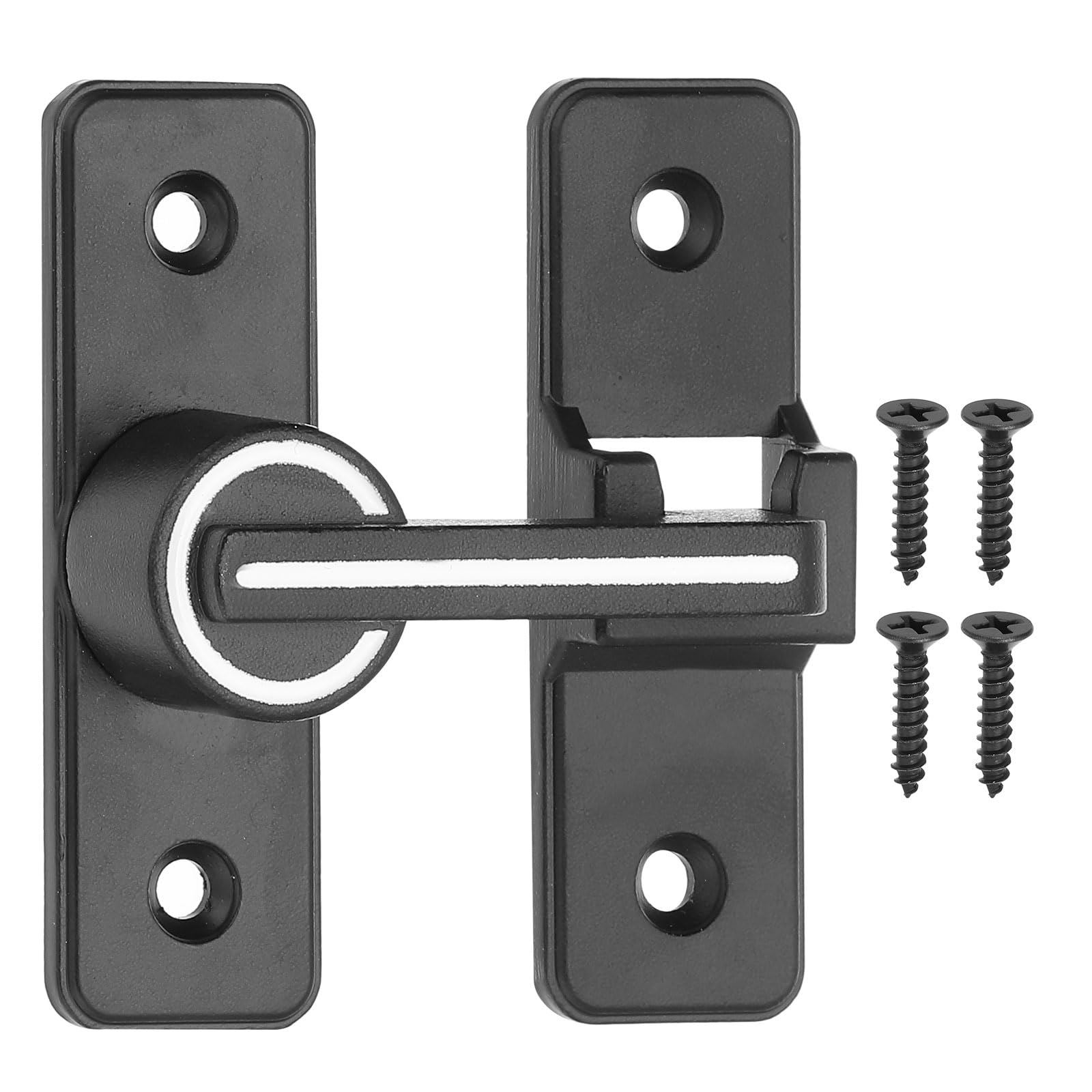 PATIKIL 180 Degree Barn Door Locks, Luminous Flip Latches Zinc Alloy ...