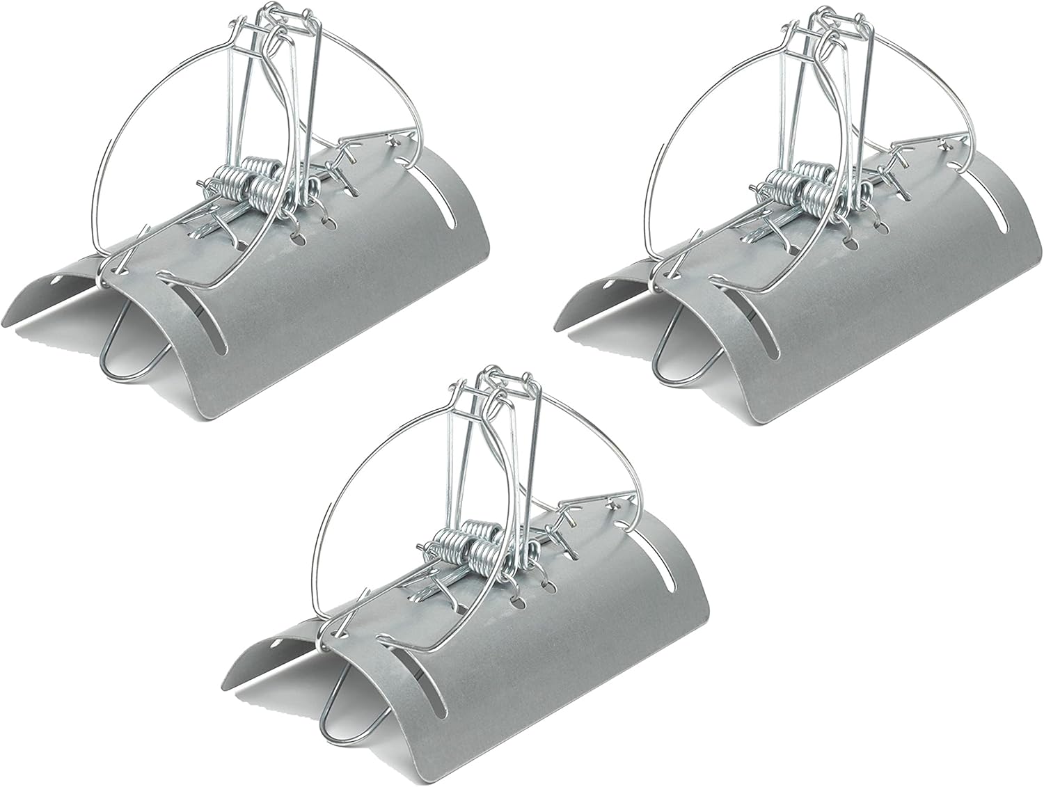 3x Ground Tunnel Mole Vole Trap Heavy Duty Traps Fast Quick Easy Kill ...