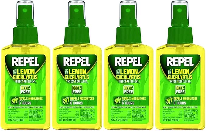 Amazon.com: Repel Lemon Eucalyptus Natural Insect Repellent, 4-Ounce ...