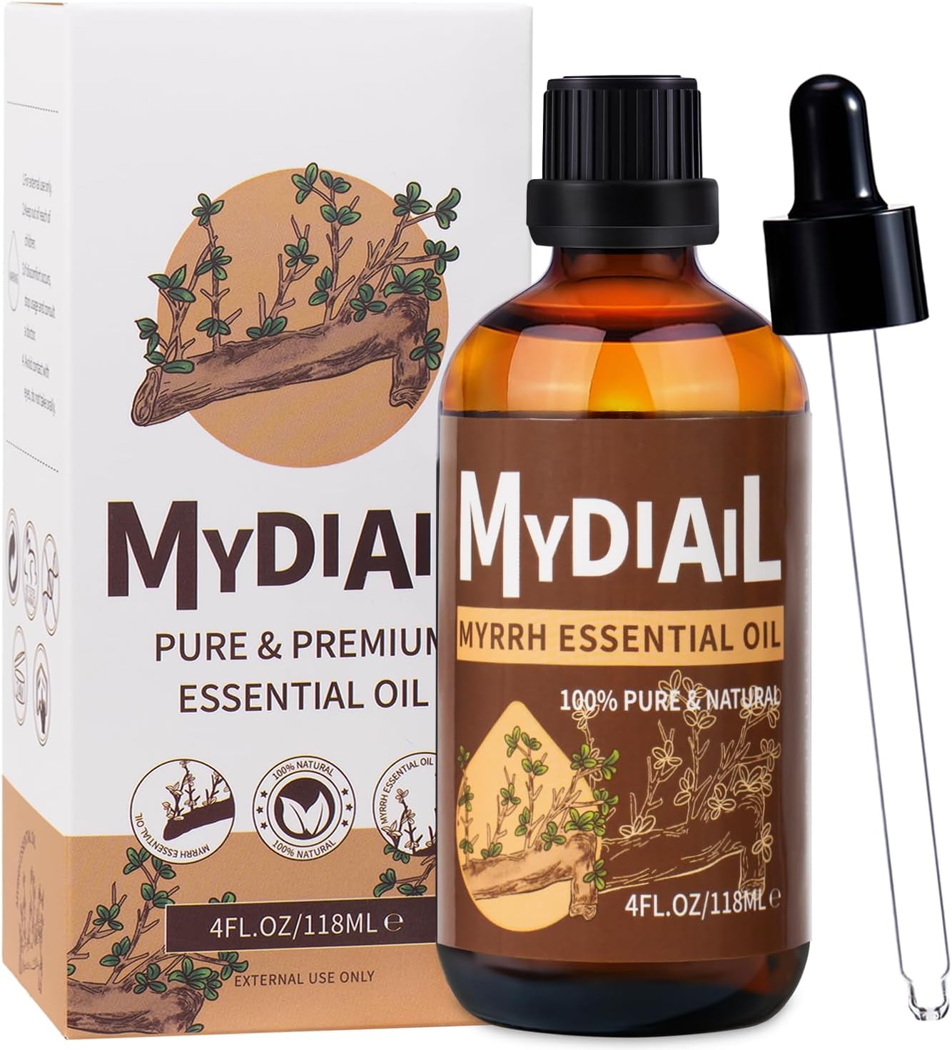 Amazon.com: MYDIAIL Myrrh Essential Oil (4oz) Natural Premium Quality ...