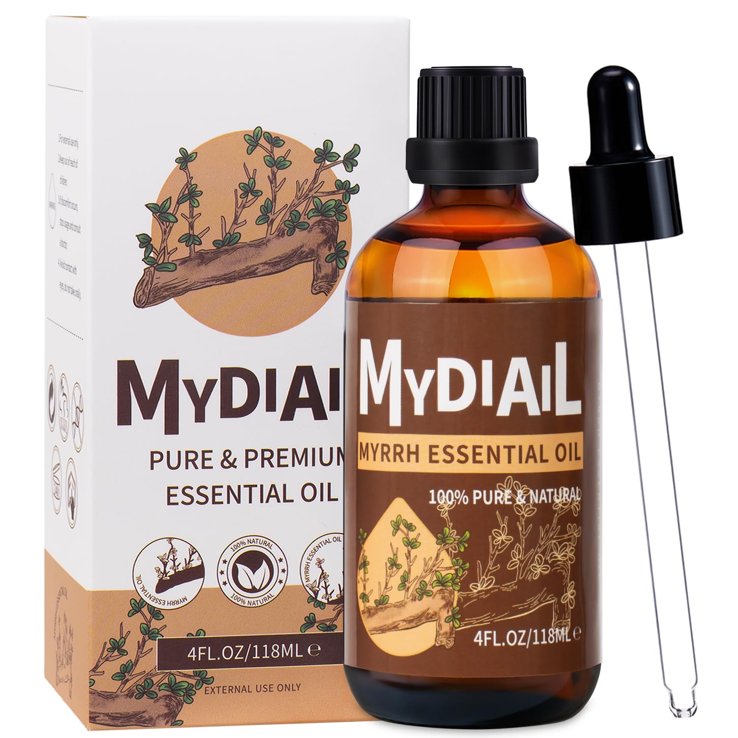 Amazon.com: MYDIAIL Myrrh Essential Oil (4oz) Natural Premium Quality ...