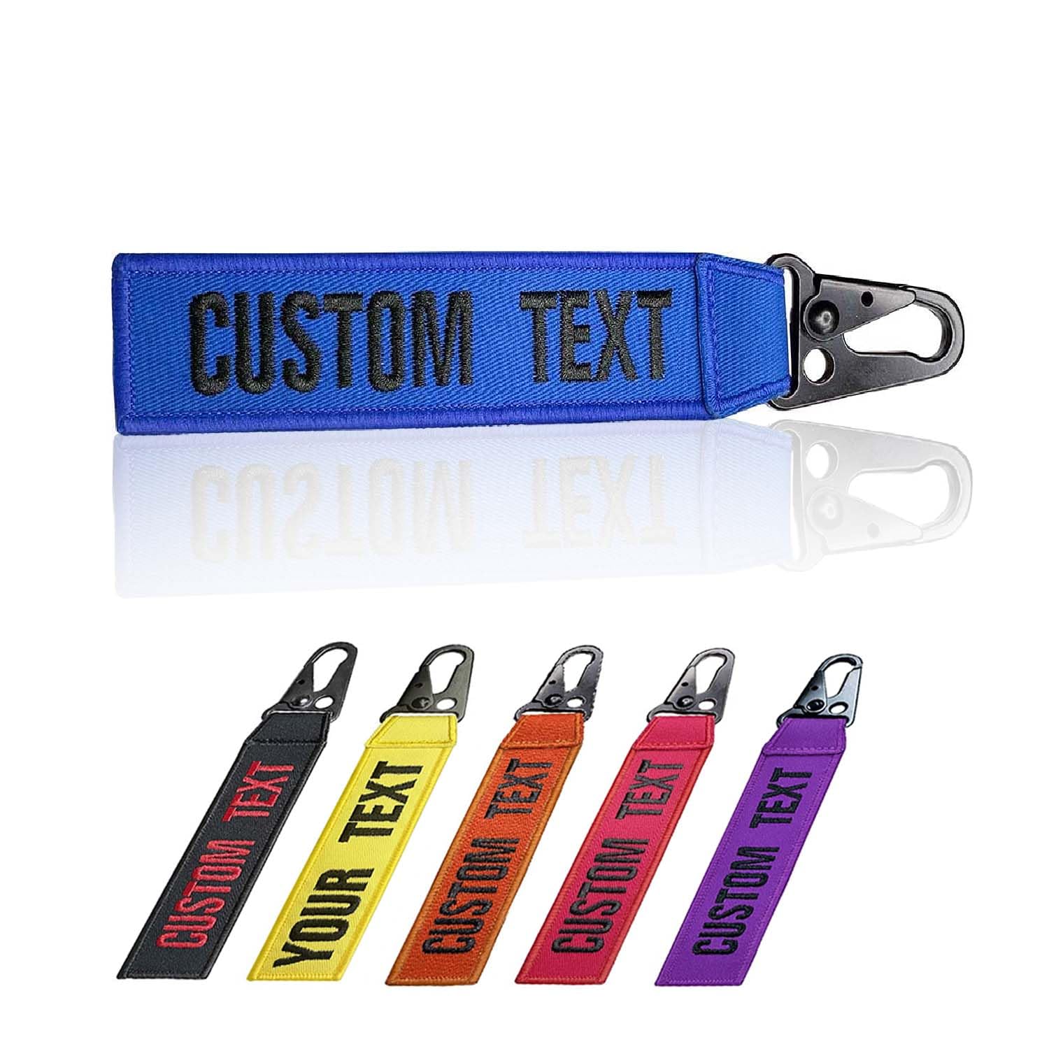 AI-NEEL Custom Keychain, Personalized Keyring Luggage tag with text ...