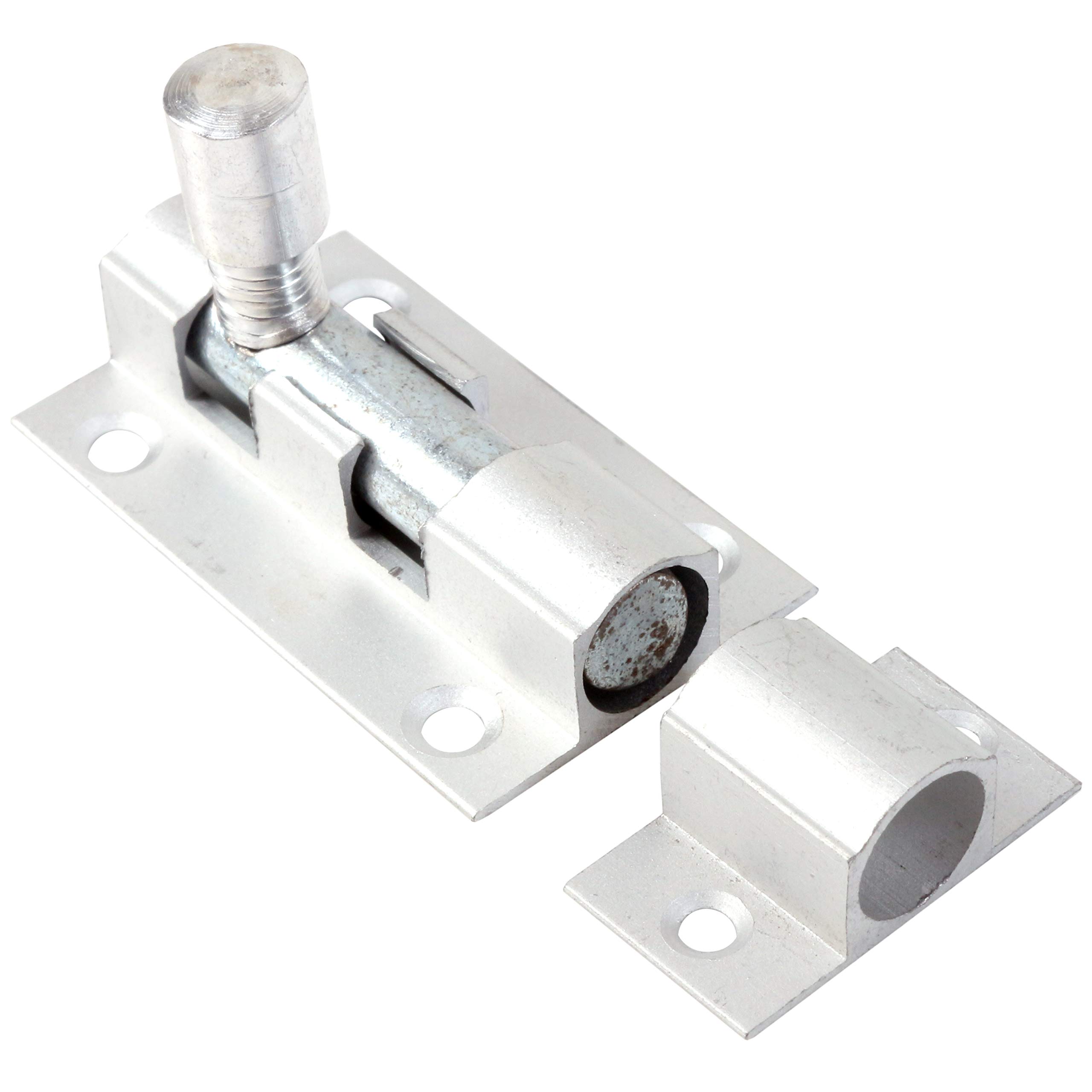Small Slide Bolt 38mm (1/5") Mini Aluminium Sliding Door Latch : Amazon ...