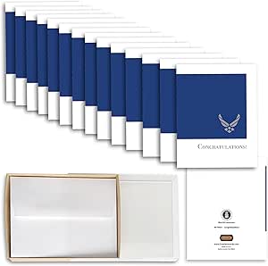 Amazon.com : 2MyHero - US Air Force - Congratulations Note Card Set ...