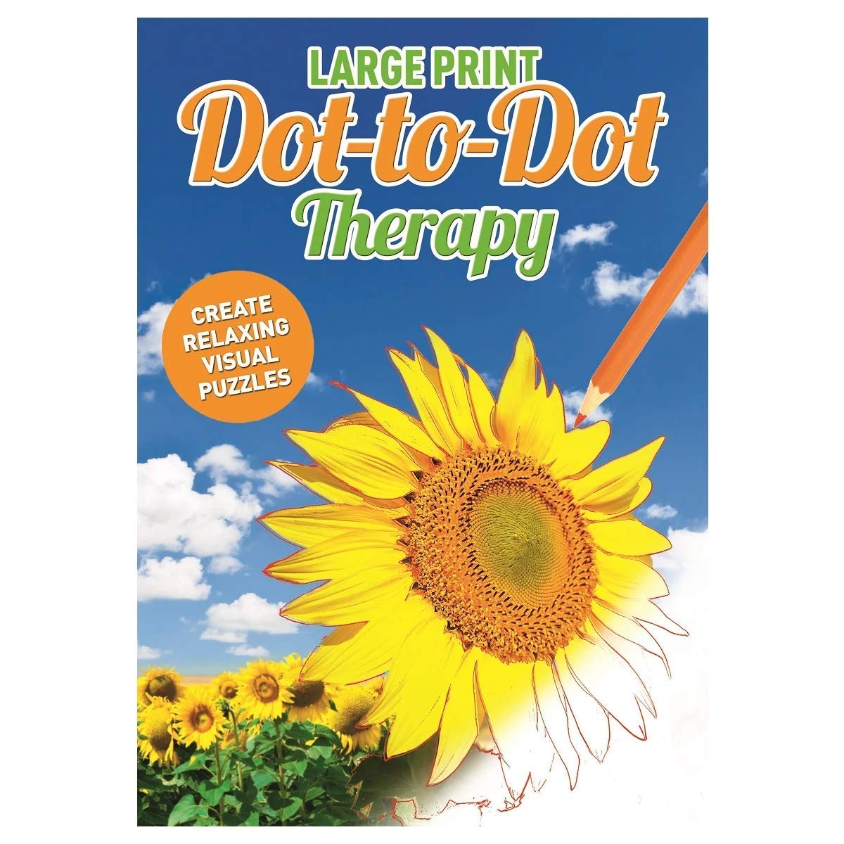 Large Print Dot-to-Dot Therapy (Drawing): Adam Linley, Jim Peacock ...