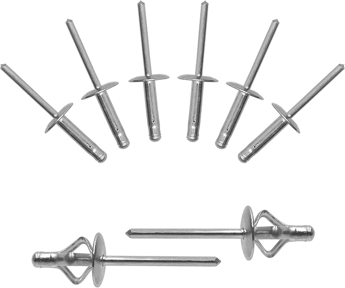 BESTYCHAO 60pcs Tri-Fold Exploding Large Head Aluminum Blind Rivet Pop ...