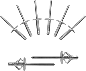 BESTYCHAO 60pcs Tri-Fold Exploding Large Head Aluminum Blind Rivet Pop ...
