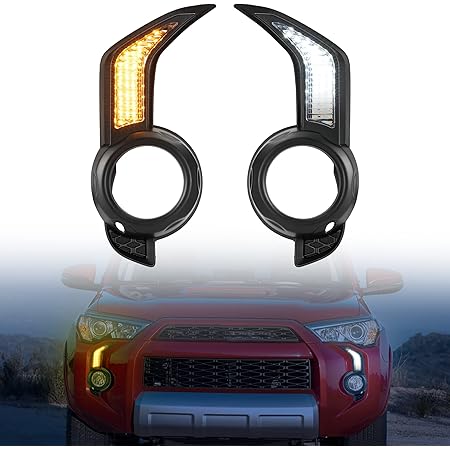 Amazon.com: AUXMART Daytime Running Light DRL Front Fog Lamp with ...