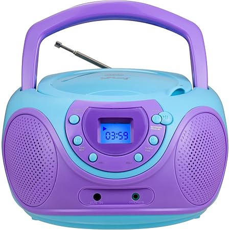 Amazon.com: PROSCAN SRCD243 Portable CD Player with AM/FM Radio ...
