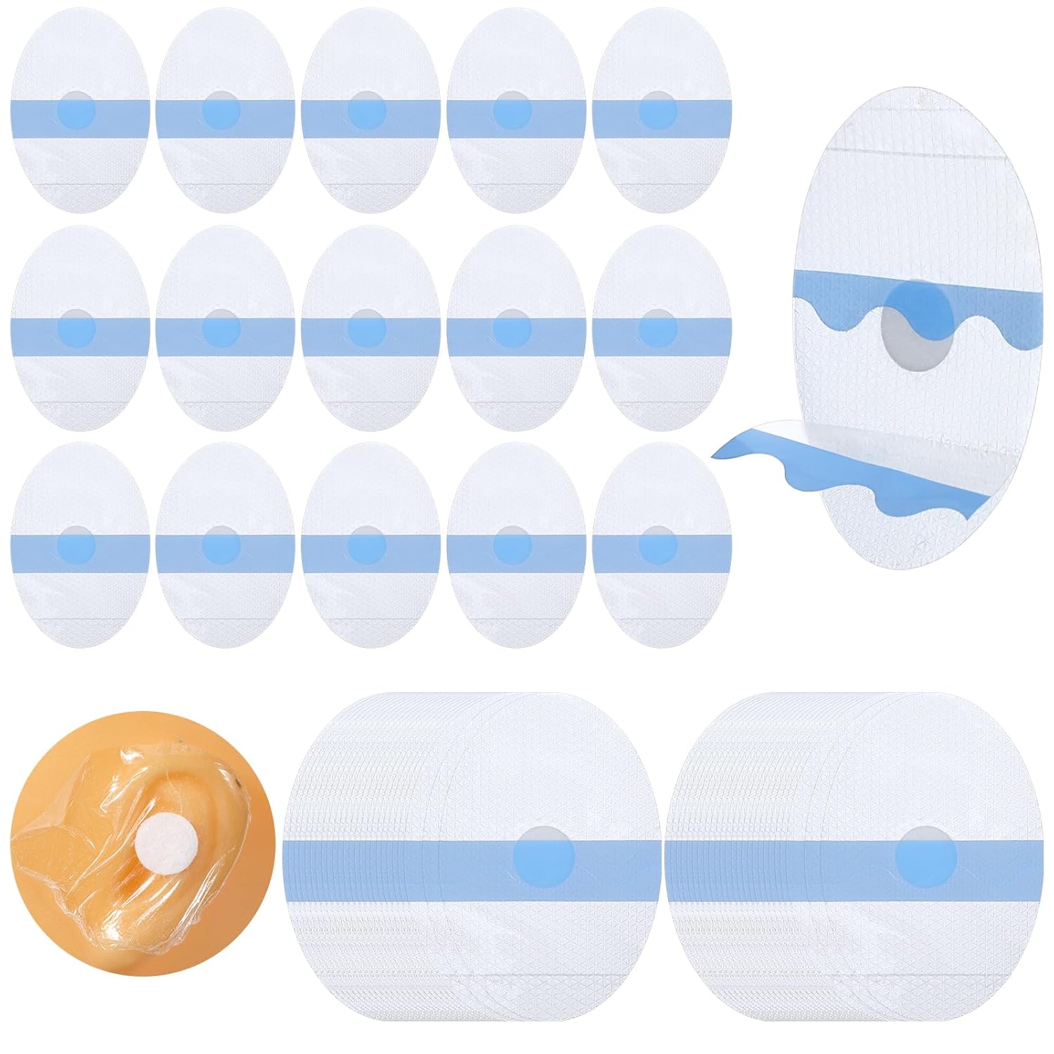 Amazon.com: 60 PCS Ear Covers, Large Size Upgarde Silicon-Gel Material ...