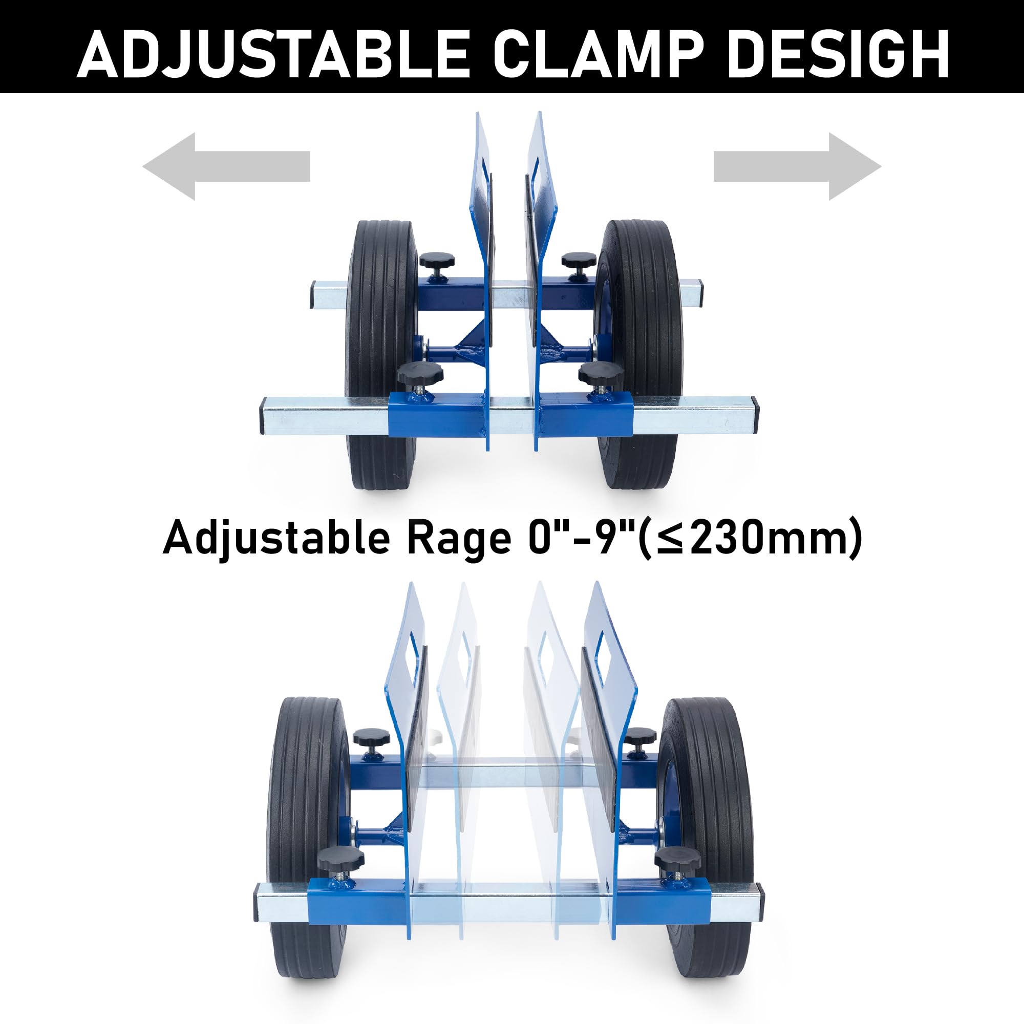 Snapklik.com : AIWFL Panel Dolly Heavy Duty Door Cart 1100LBS Capacity ...