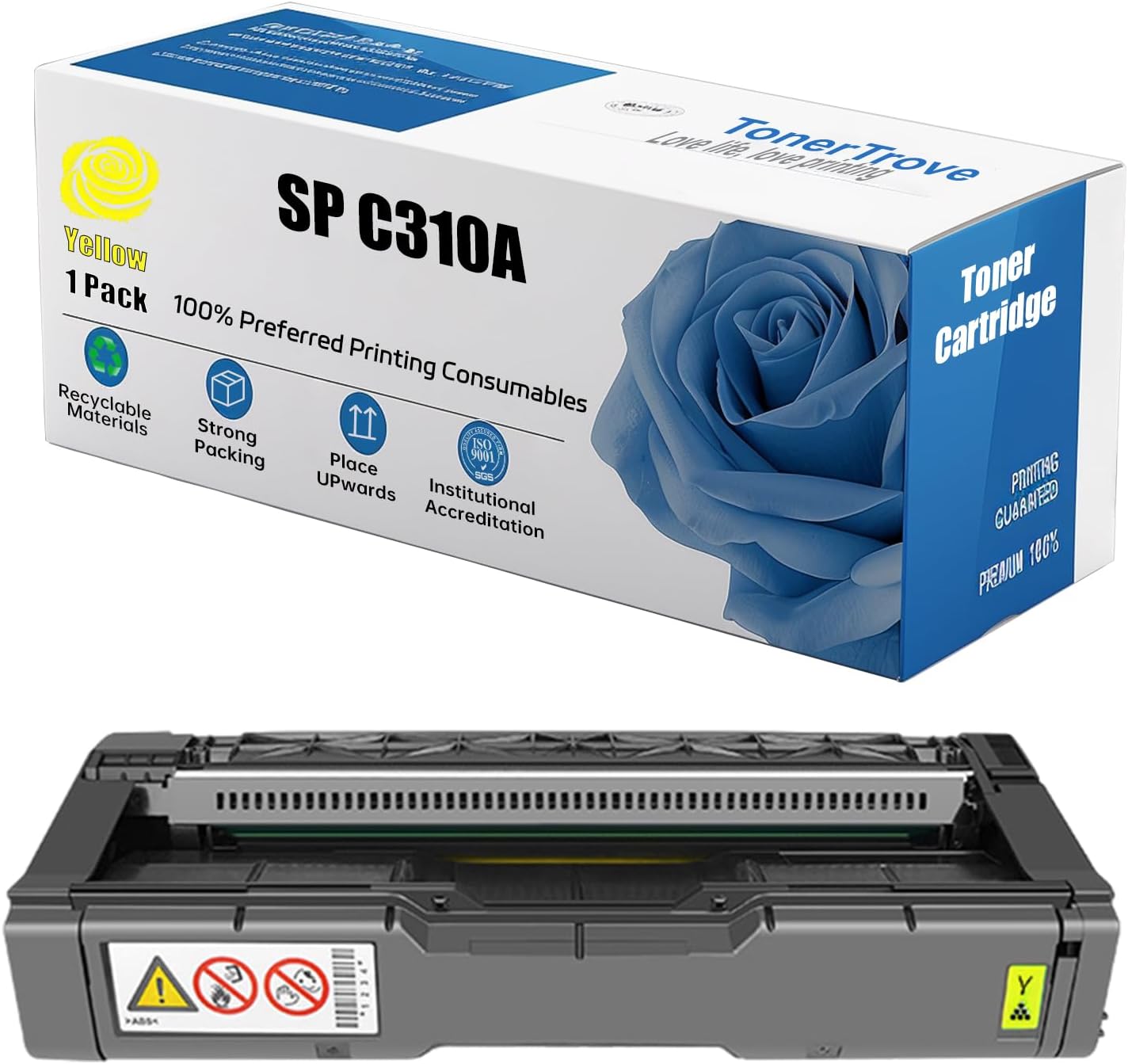 Amazon.com: LECUU 406344 406345 406346 406347 SP C310A High Yield Toner Cartridge Compatible for ...