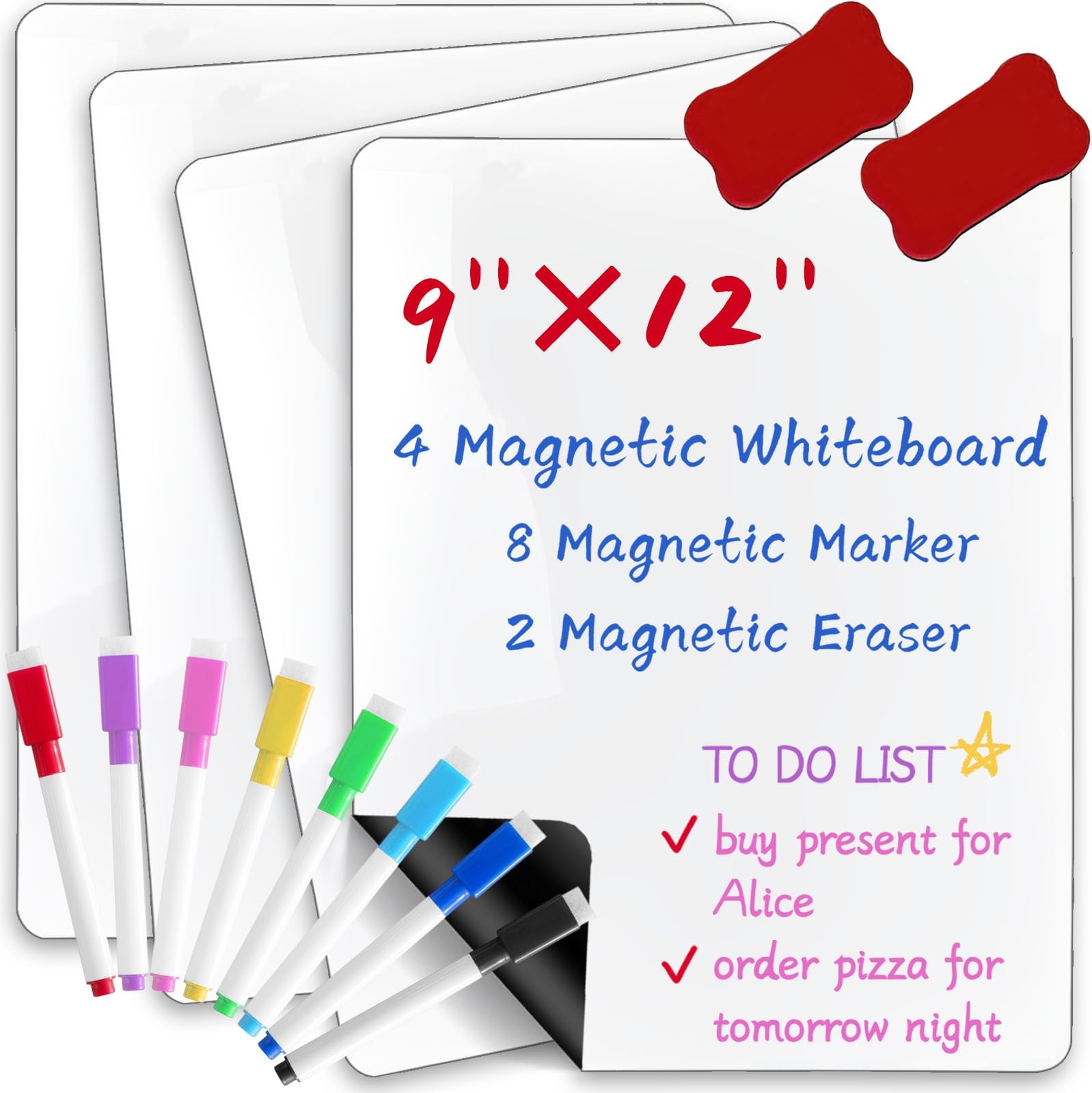 Amazon.com : Whiteboard Sheet - Portable Magnetic Dry Erase White Board ...