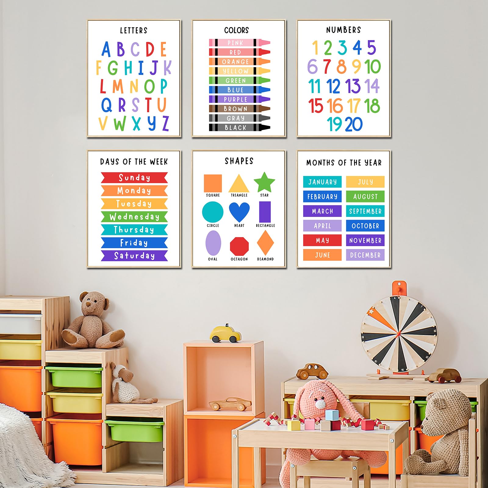 Snapklik.com : Playroom Essentials - Educational Posters For Toddlers ...