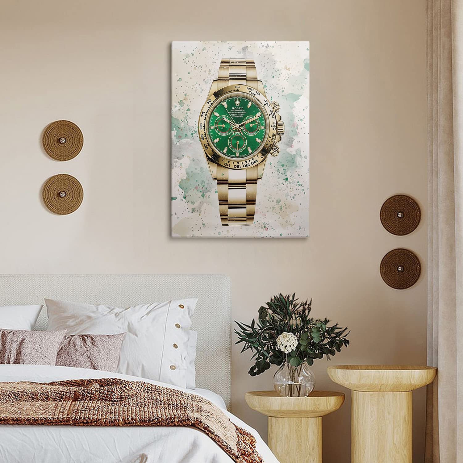 Fchen art Gold Watch Banksy Graffiti Street Art Colorful Watch Painting ...