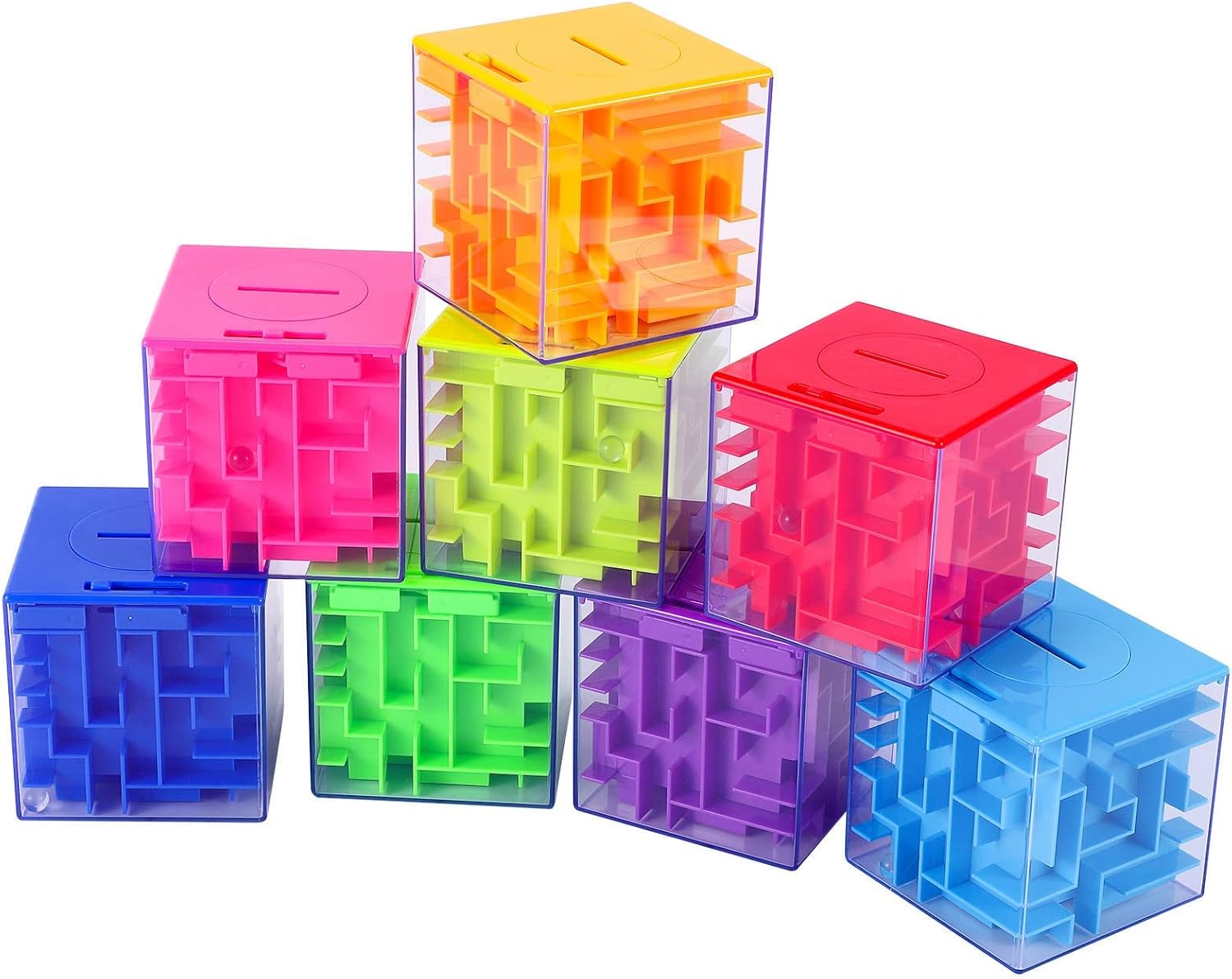 Amazon.com: [8PACK] Money Maze Puzzle Box-Unique Money Gift Holder Box ...