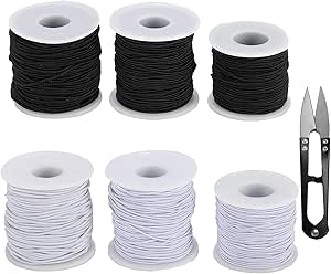 Amazon.com: Zxmissu 6 Pack Elastic Bracelet Strings, Total 990 Feet ...