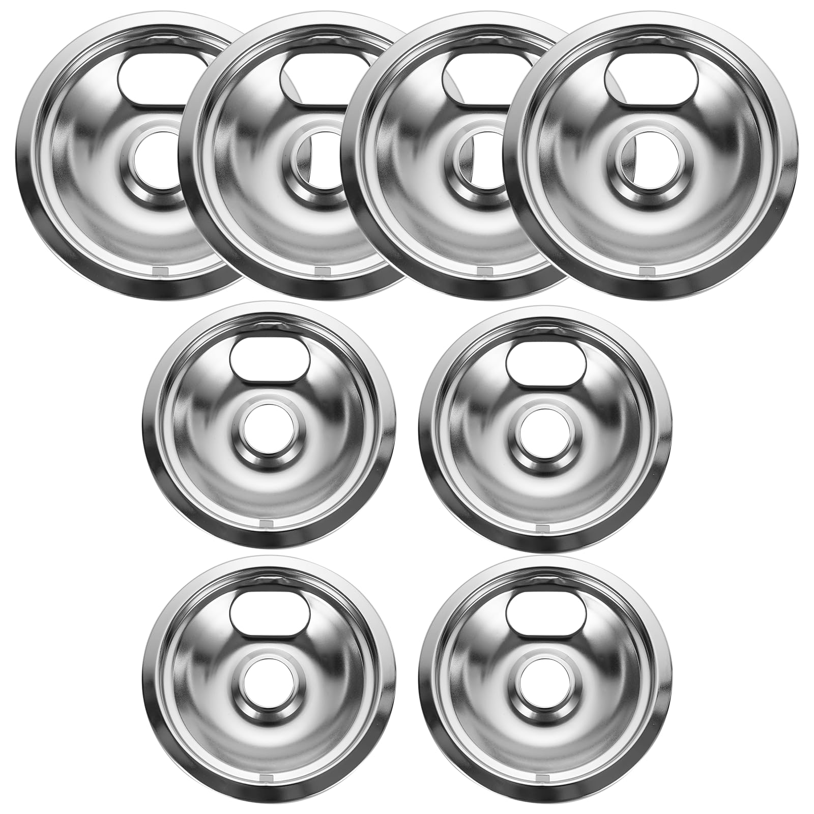 Amazon.com: 316048413 Burner Drip Pans 8 Inch (4 Pack)&316048414 Range ...