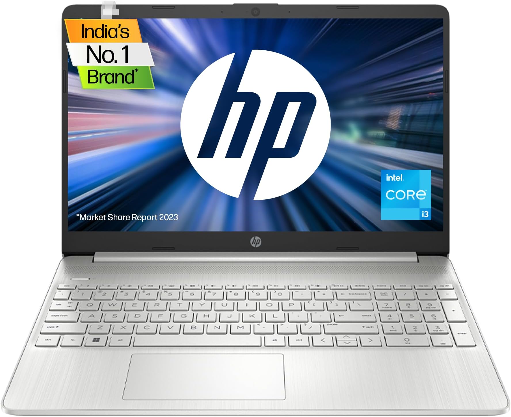 HP Laptop 15s, 12th Gen Intel Core i3-1215U, 15.6-inch (39.6 cm), FHD, 16GB DDR4, 512GB SSD ...