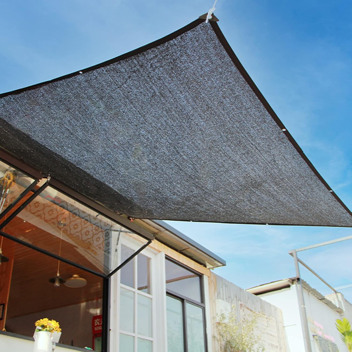 Amazon.com : EMENAR Sun Shade Sail, Rectangle UV Block Awning Canopy ...