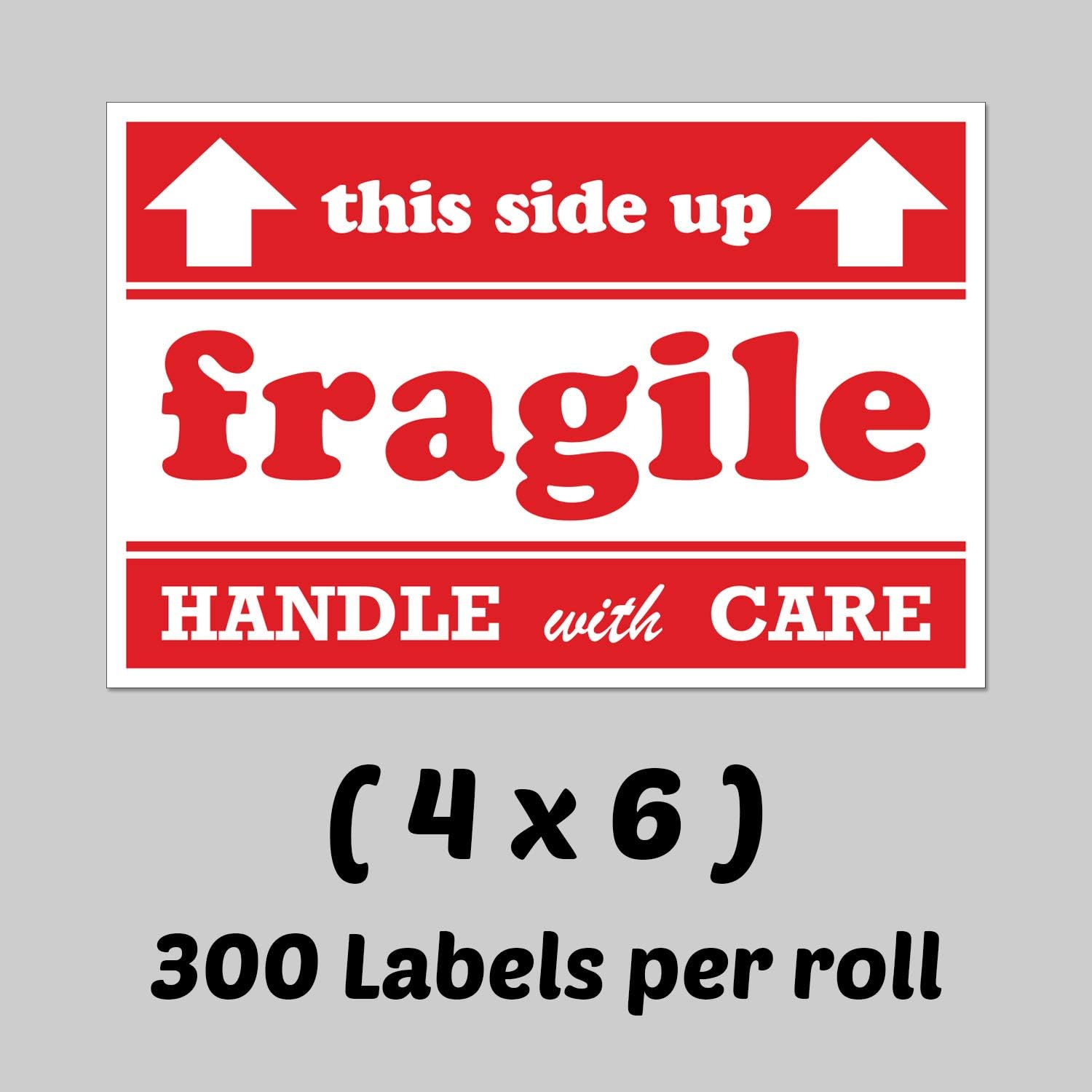 300 Count - 4 x 6 inch, Large Fragile Labels/This Philippines | Ubuy