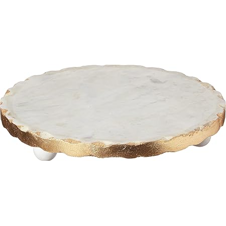 Mud Pie 40000008 Marble Trivet, Gold : Amazon.co.uk: Home & Kitchen