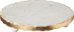 Mud Pie 40000008 Marble Trivet, Gold : Amazon.co.uk: Home & Kitchen
