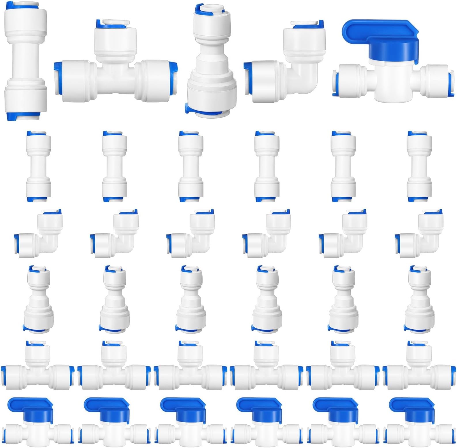 Amazon.com: Reverse Osmosis Systems Quick Connect fittings Tube pipe ...