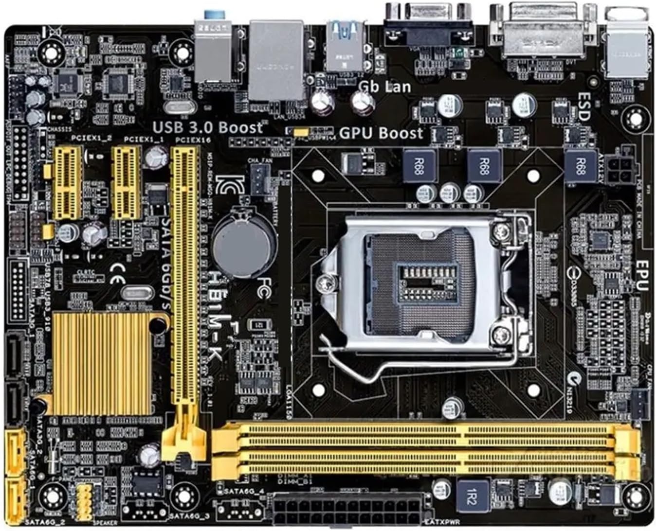 Amazon.com: 1pcs Desktop Motherboard H81M-K H81 Socket LGA 1150 i3 i5 ...