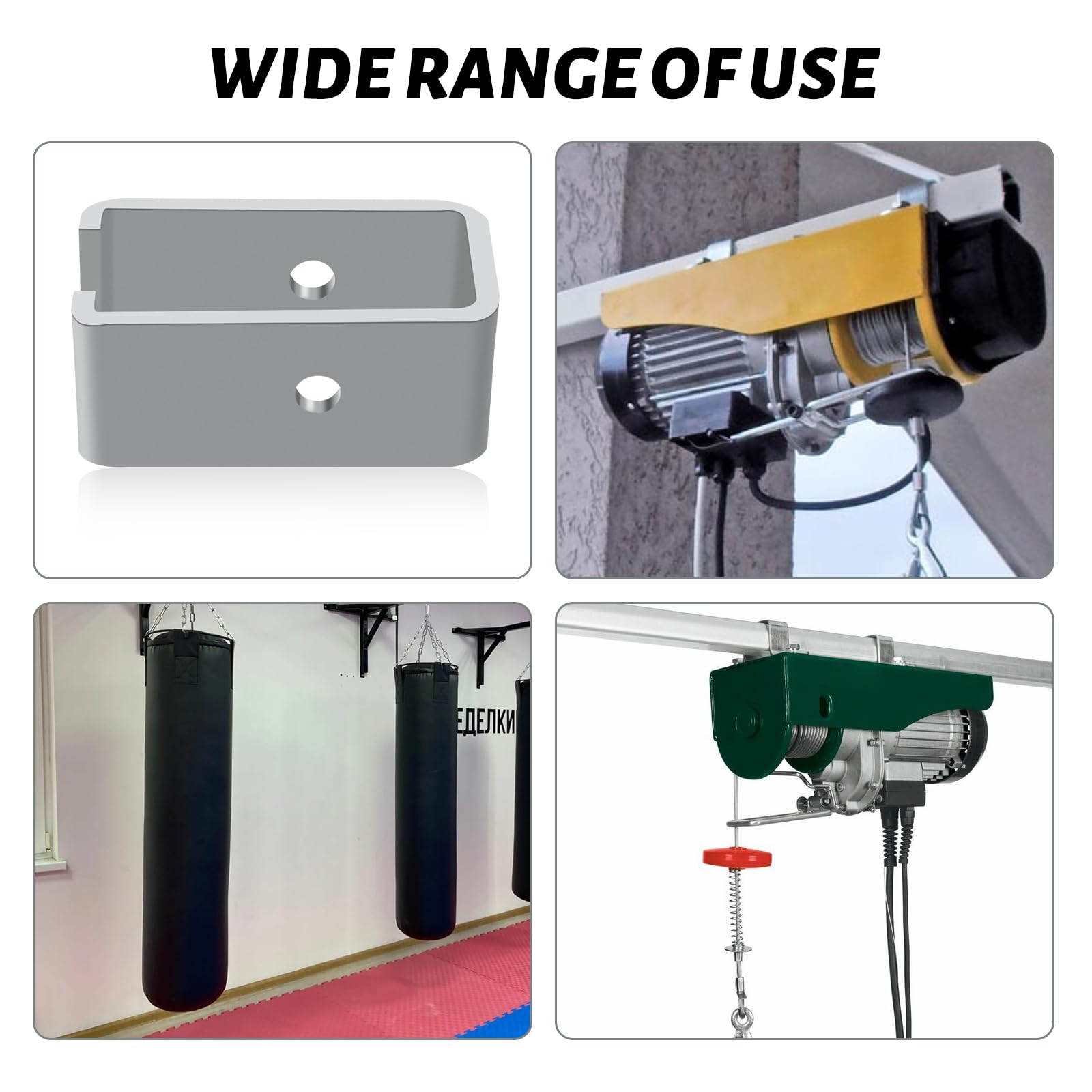 Snapklik.com : 10 Pack Strut Channel Trolley Track Hanger Bracket For ...