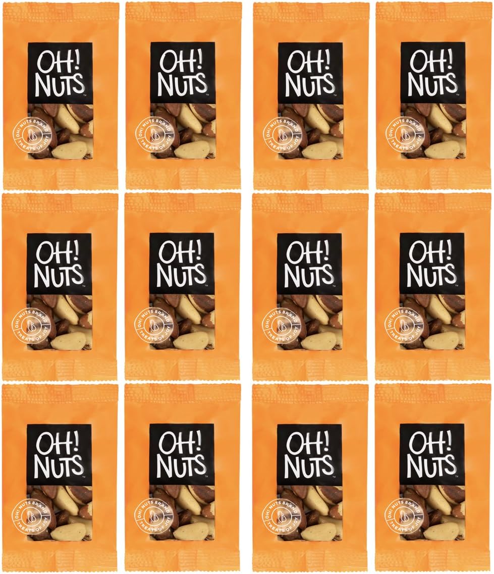 Amazon.com : Oh! Nuts Snack Packs - All Natural Grab N Go Keto Snack ...