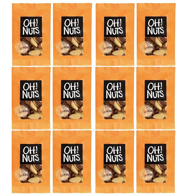 Amazon.com : Oh! Nuts Brazil Nuts Raw Individual Nut Snacks for On-the ...