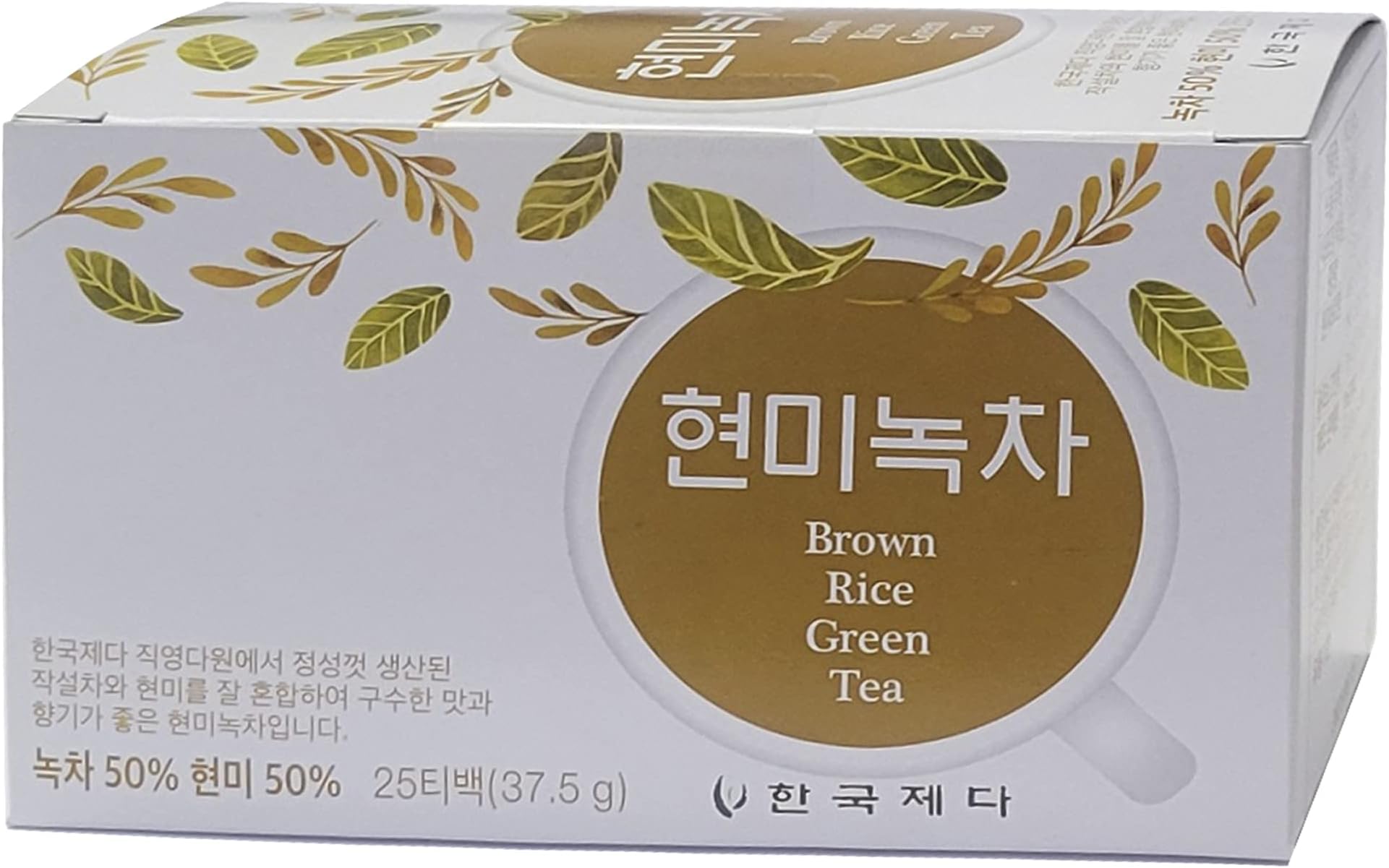 Amazon.com : Hankook Tea Brown Rice Green Tea, 25 Count : Korean Green ...