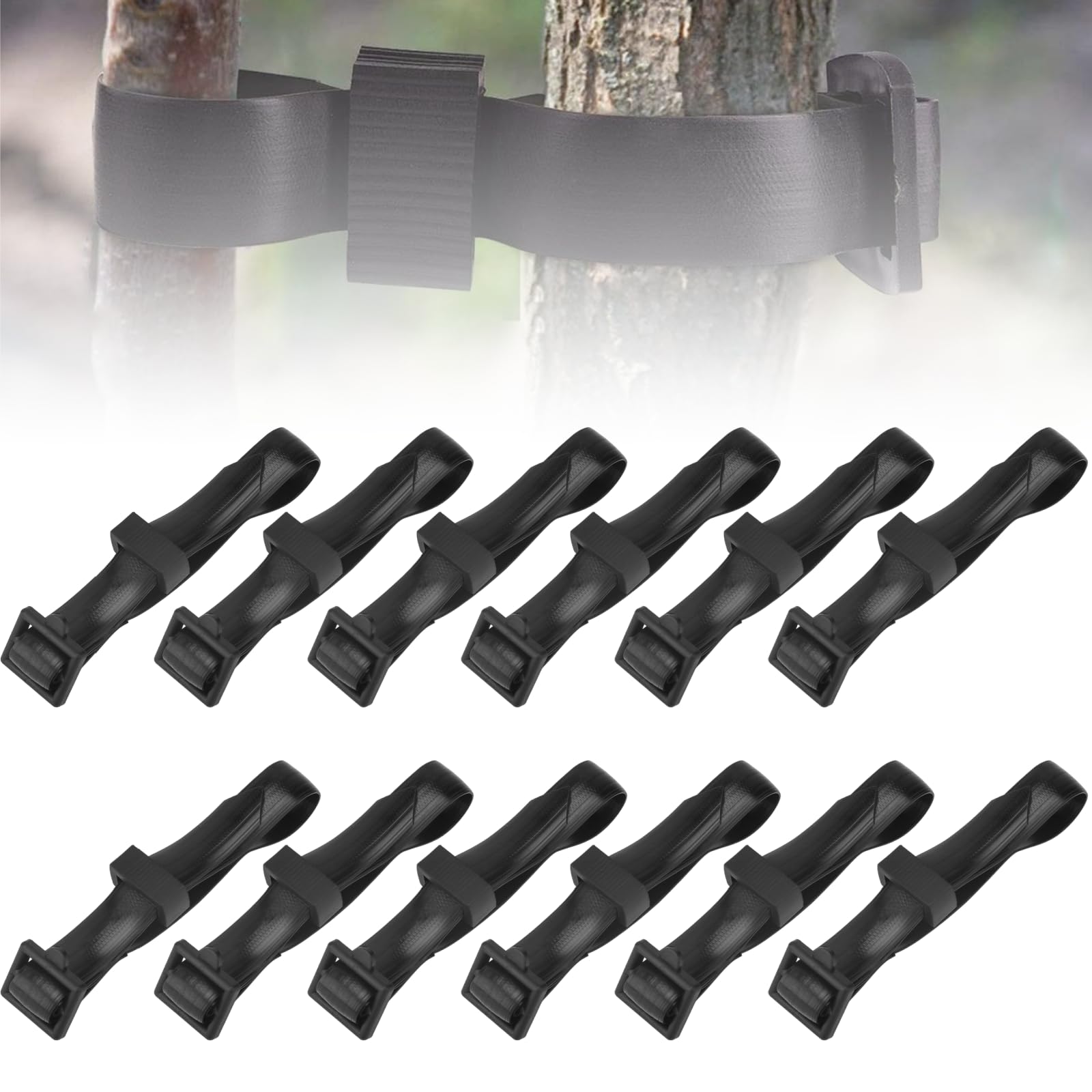 CGJIANG 12 Pcs Tree Ties Straps Plant Support Belt Adjustable Tree ...