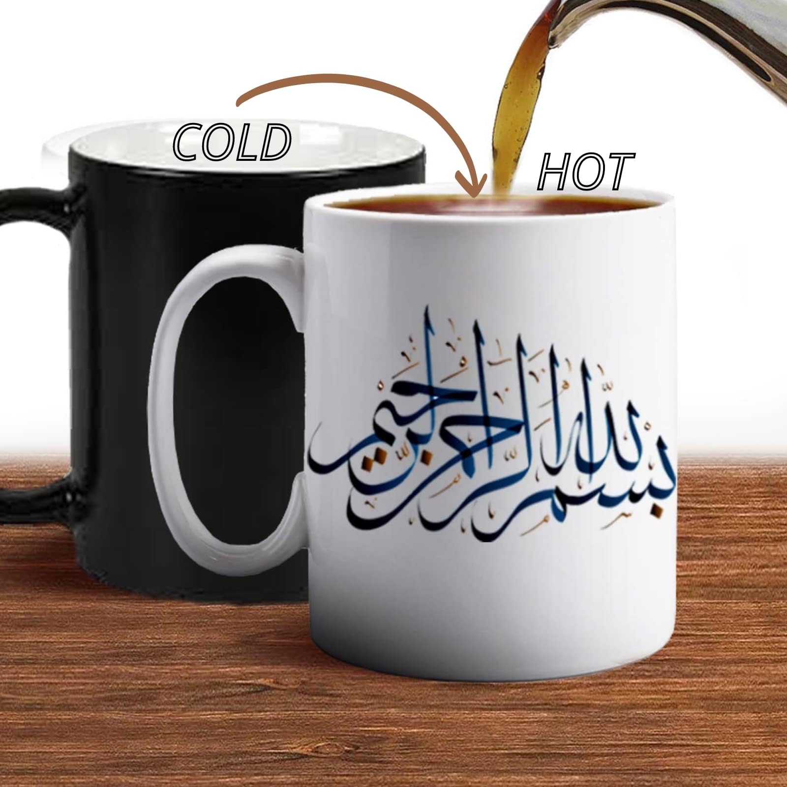 Amazon.com: TODOLIA -11Oz- Yalla Habibi Coffee Mug, Funny Arabs Arabic ...
