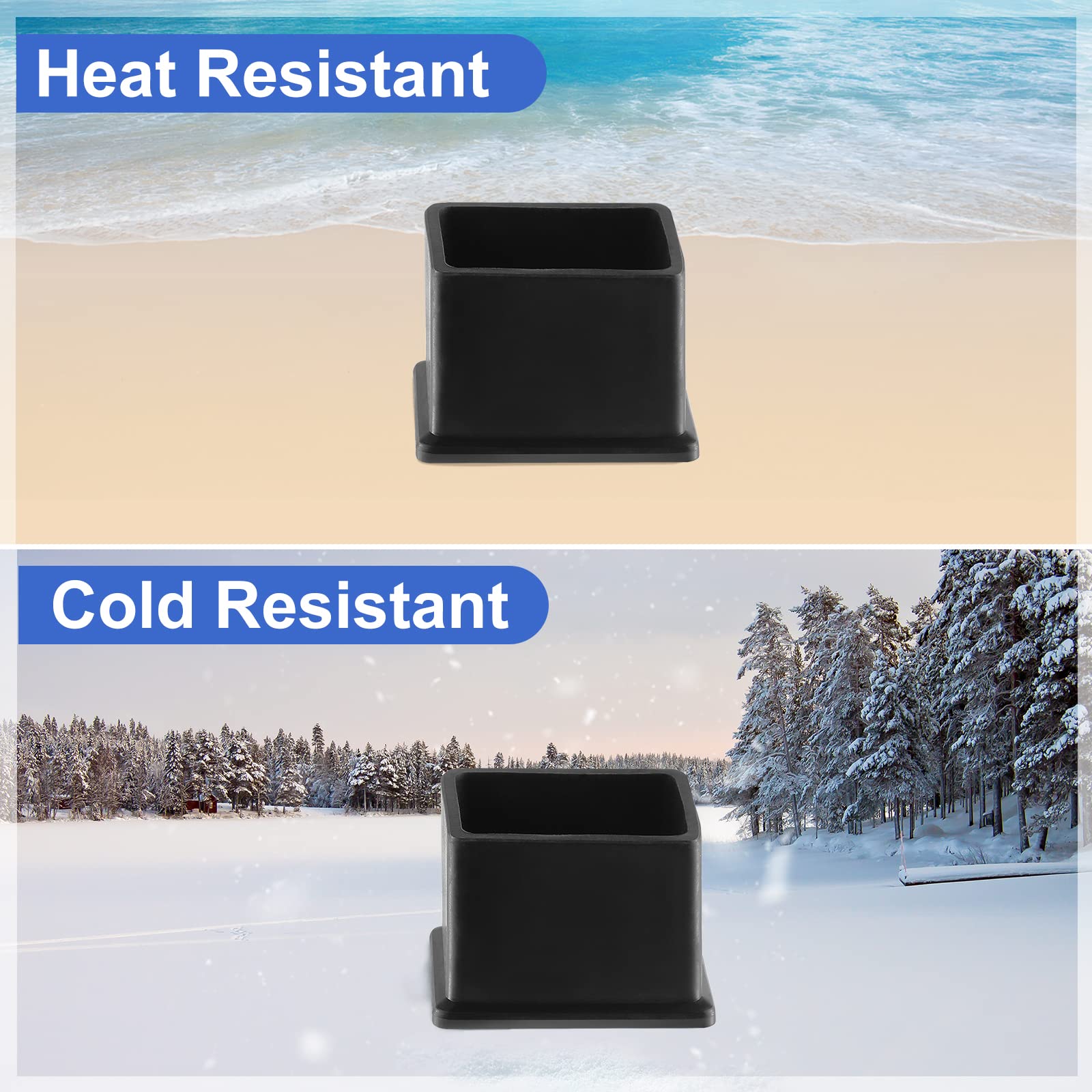 Snapklik.com : Rectangle Furniture Leg Protectors 1.18 X 0.79 ...