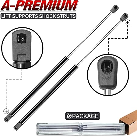 Amazon.com: A-Premium Rear Window Glass Lift Supports Shock Struts ...