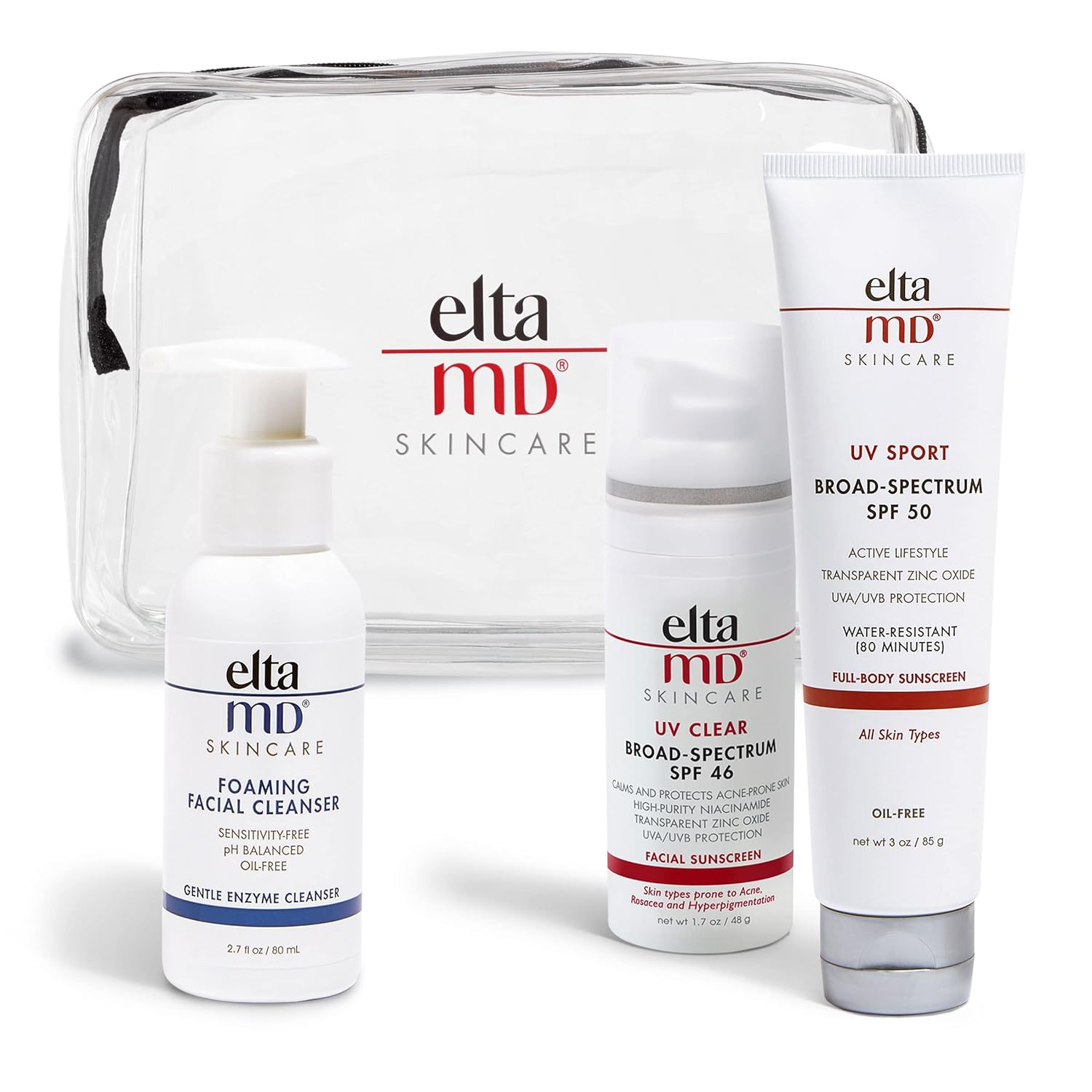 Amazon.com: EltaMD Face and Body Sun Protection Kit, Travel Size, UV ...